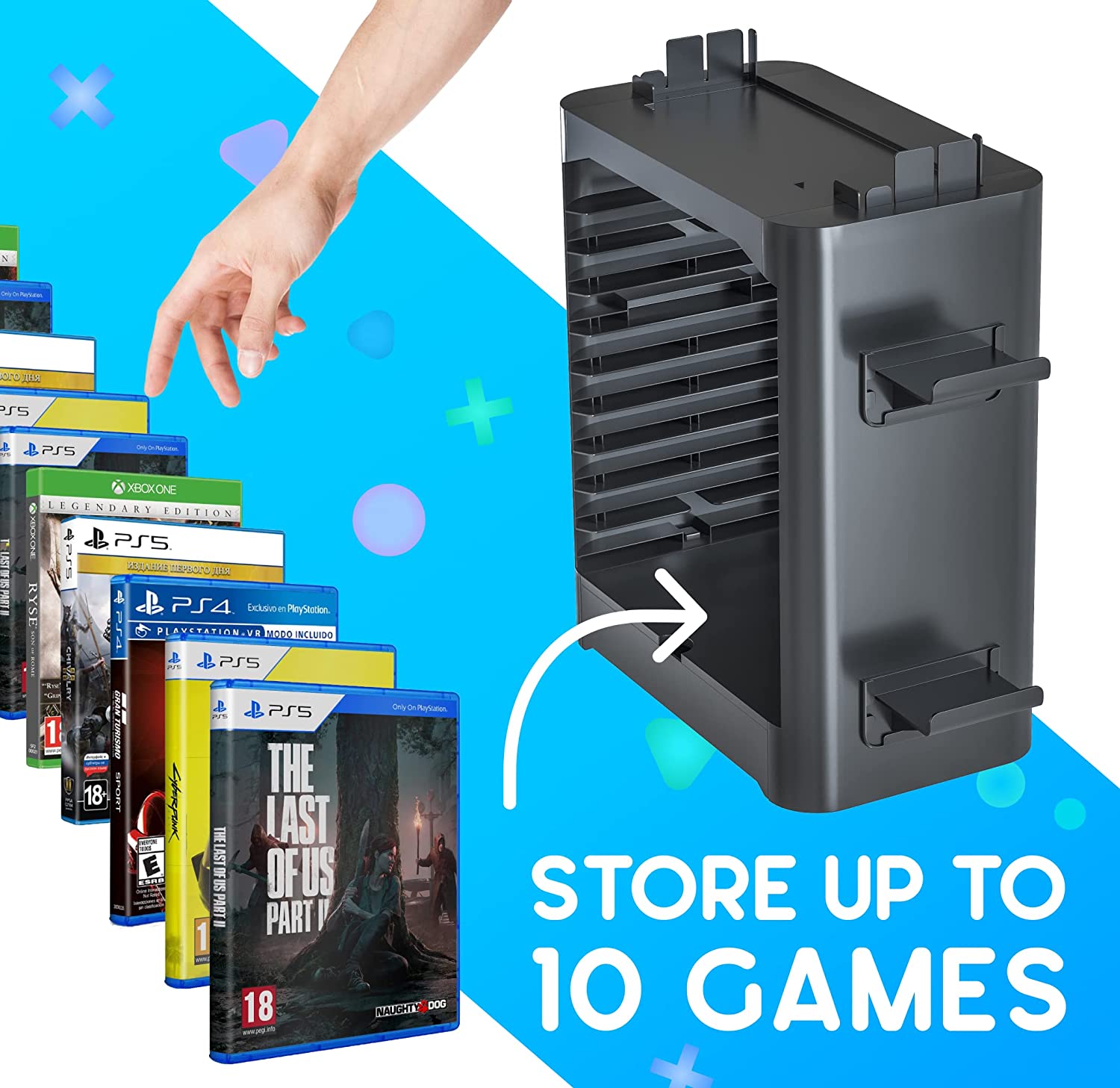 Skywin Game Storage Tower for Nintendo Switch Nintendo Switch Game H Skywin Design